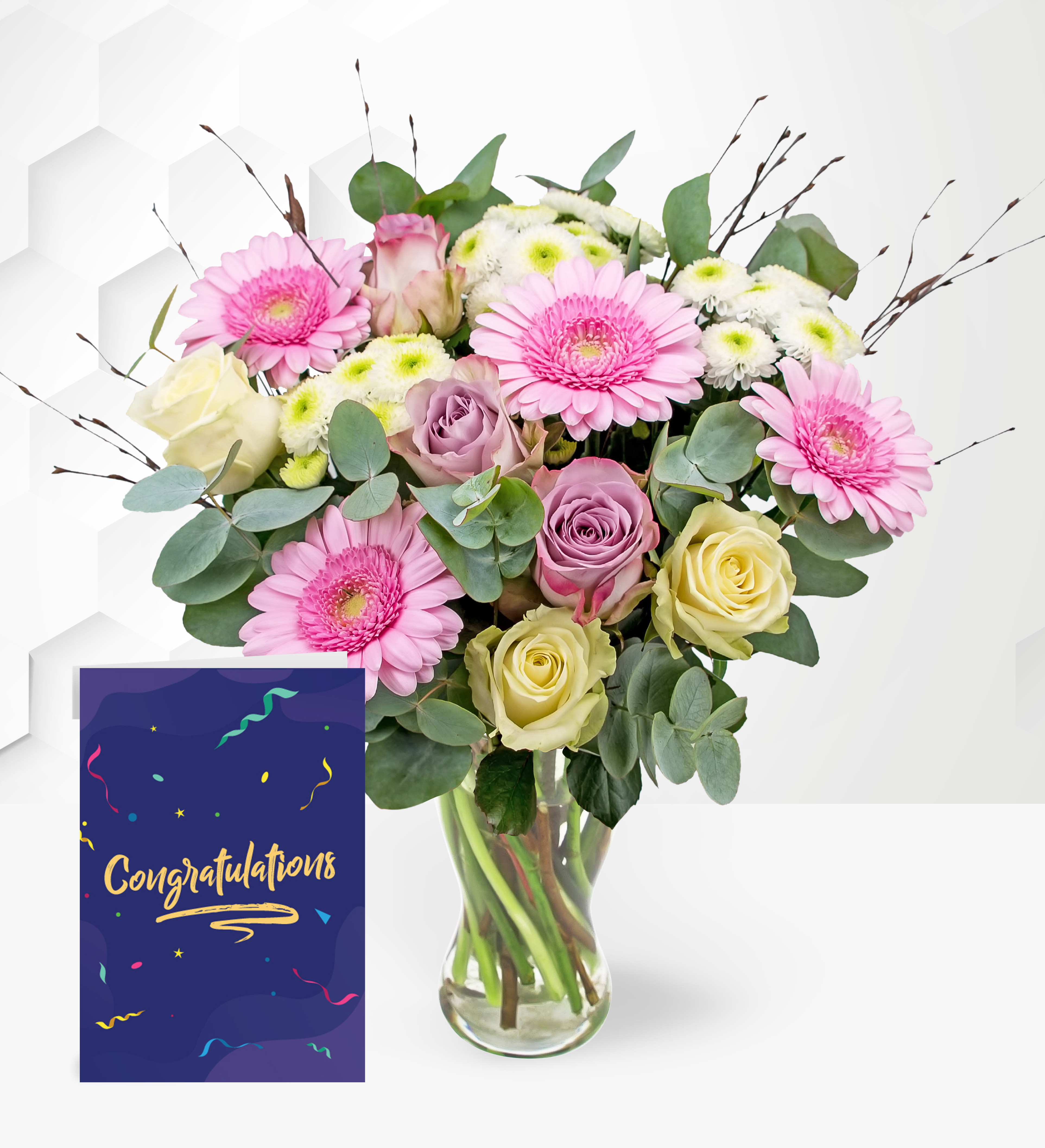 Country Garden with Congratulations Card | Prestige Hampers