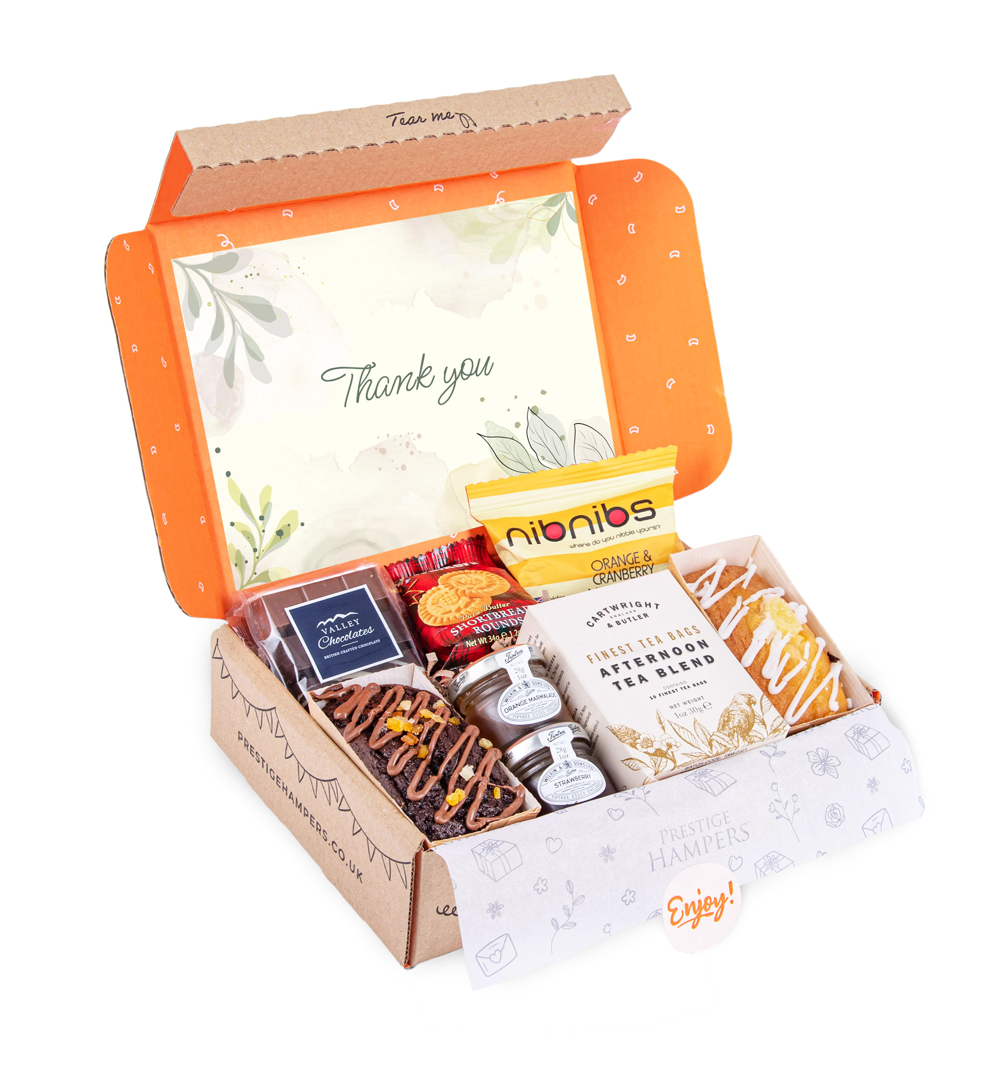 Afternoon Tea Treat Thank You | Postal Hampers | Prestige Hampers