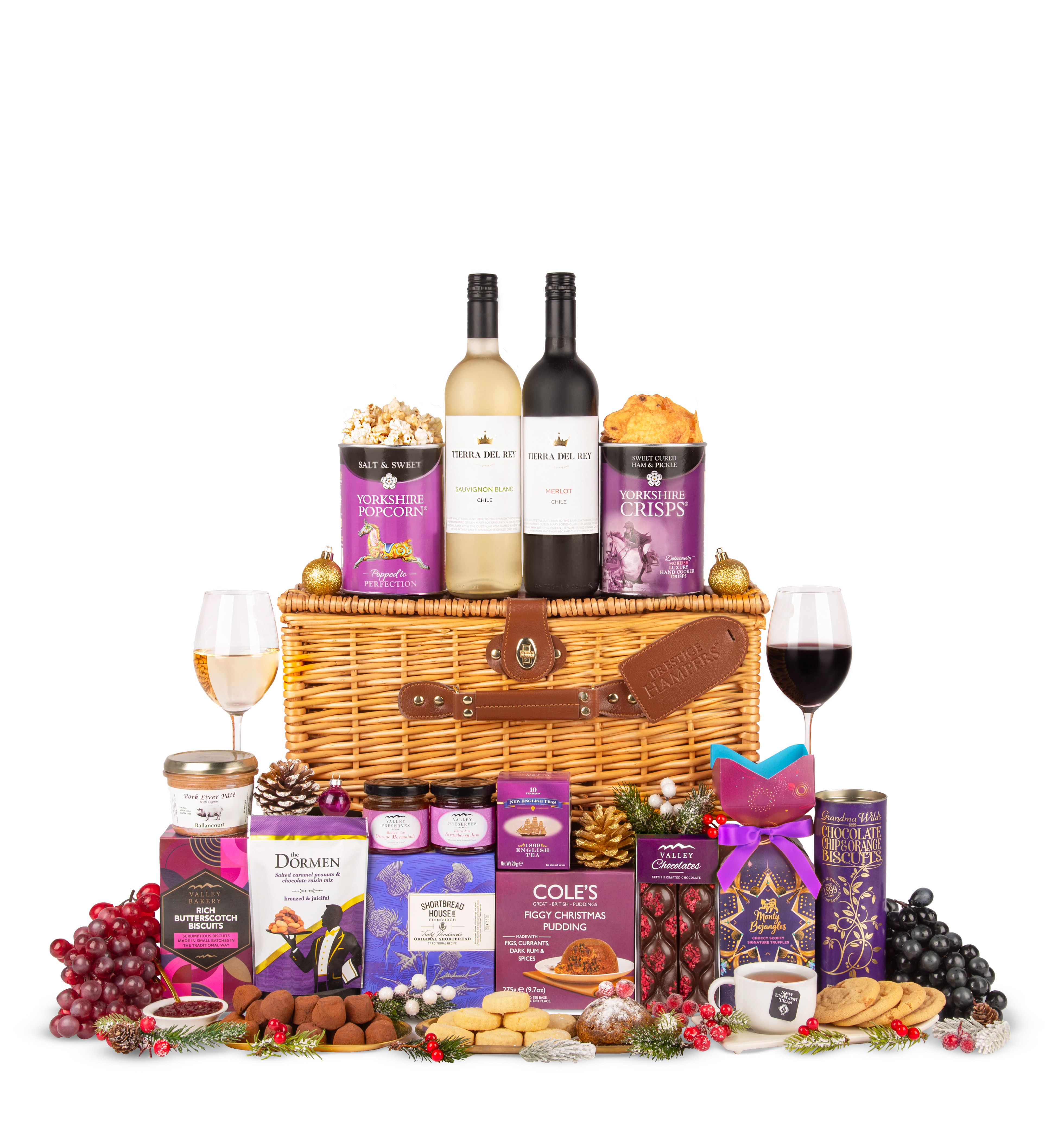 Elevate Your Holidays with Our Elegant Christmas Basket | Prestige Hampers